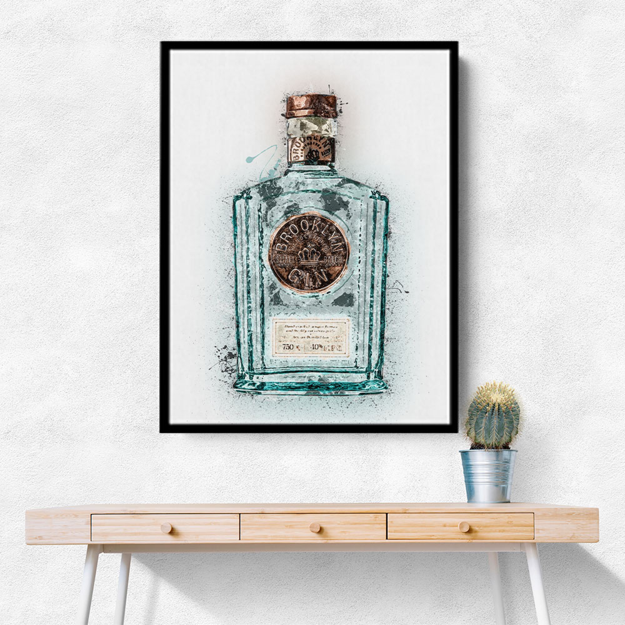 Brooklyn Gin Wall Art